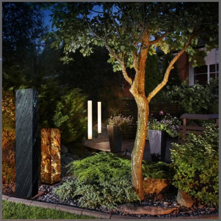 Epstein LED outdoor light Eifel bei Nacht (made of black slate ...